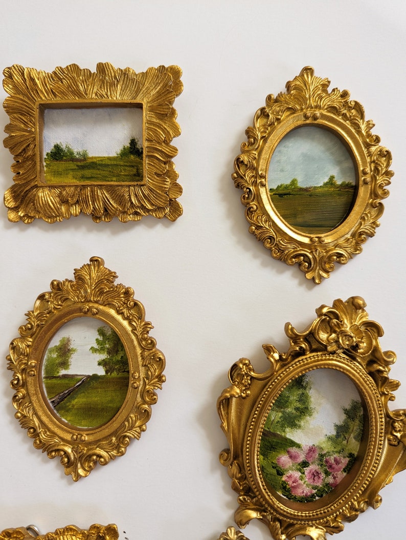 Mini Oil Paintings, Framed Original Oil Paintings, Canterbury ...