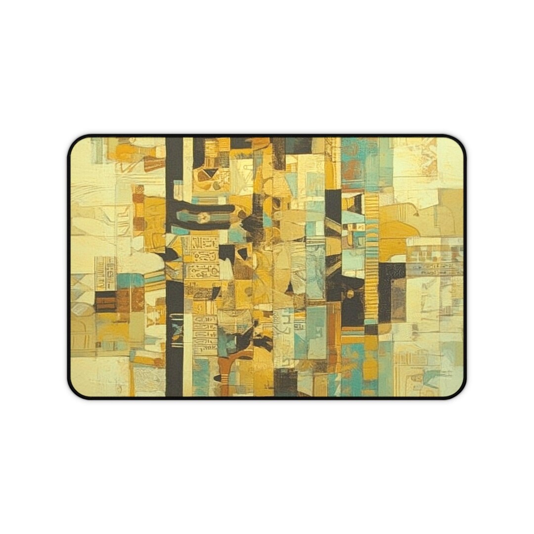 Egyptian | Desk Mat, Abstract Mouse Pad, Gaming Desk Mat, Geometric ...