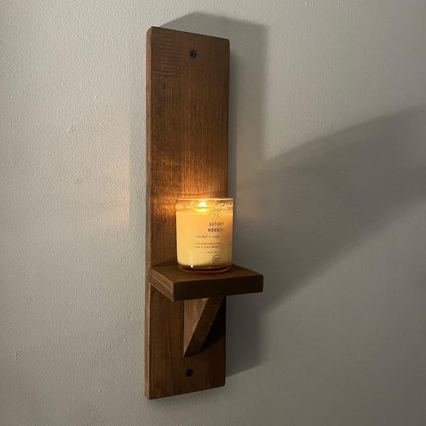 Candle Shelf - Etsy