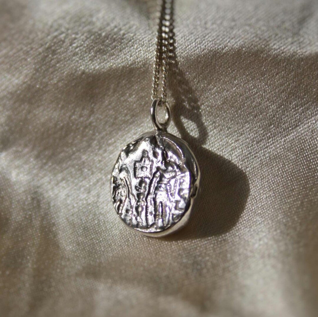 Ancient Coin Talisman Amulet 925 Sterling Eco Silver Pendant ...