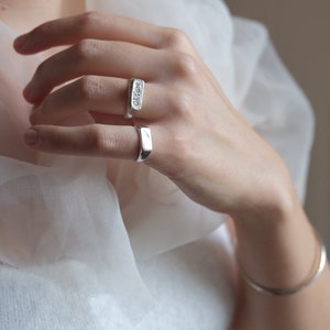 Latin Text Signet Ring - Etsy