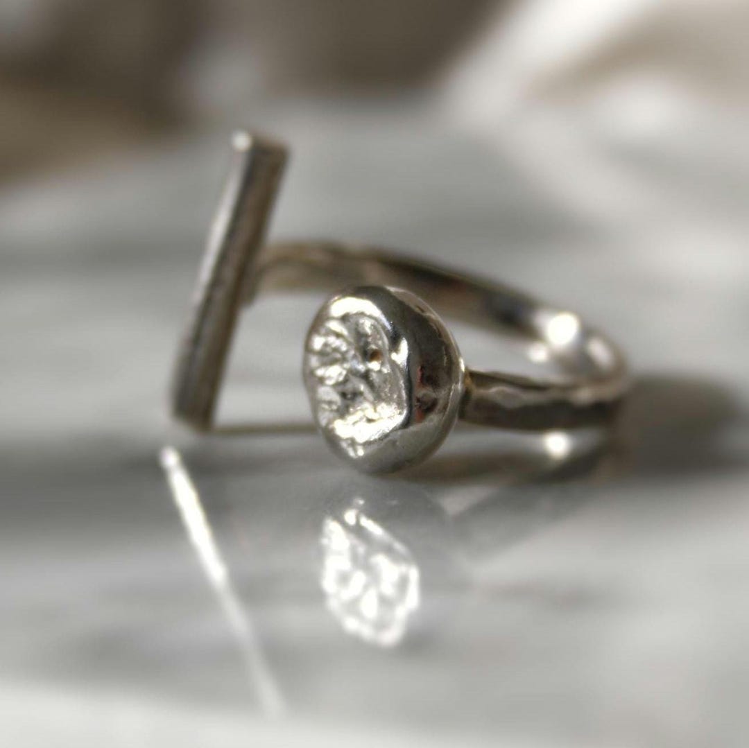 Oracle Adjustable Ring | Eco Recycled Silver | Hand Made Ring ...