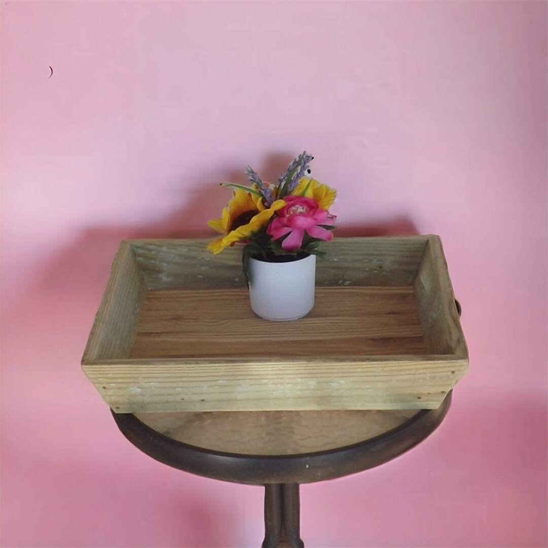 Farmhouse Tray, Farmhouse Platter, Modern Rustic Tray, Outdoor Dining ...