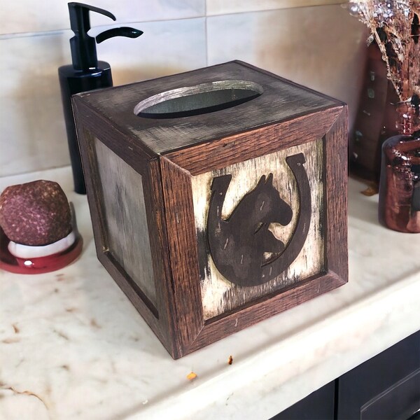 Farmhouse Tissue Box - Etsy