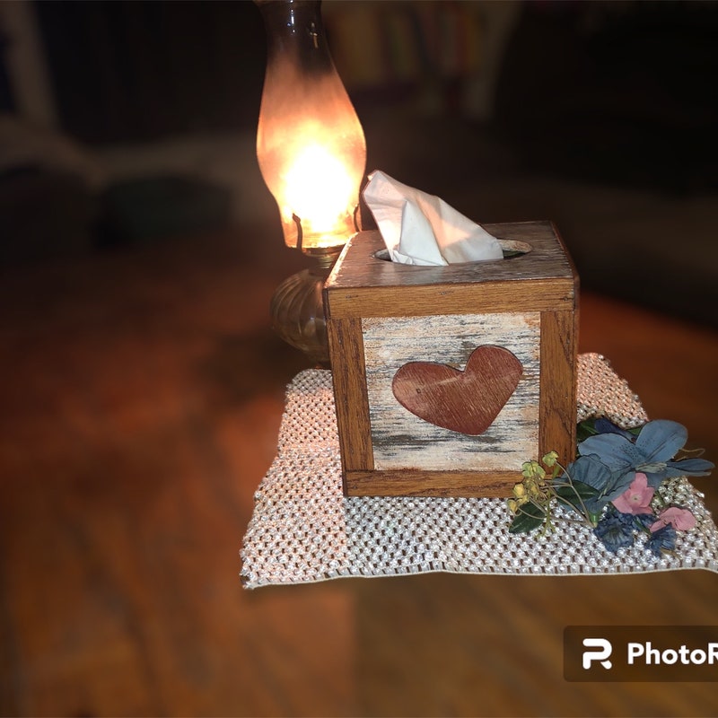 Farmhouse Tissue Box - Etsy