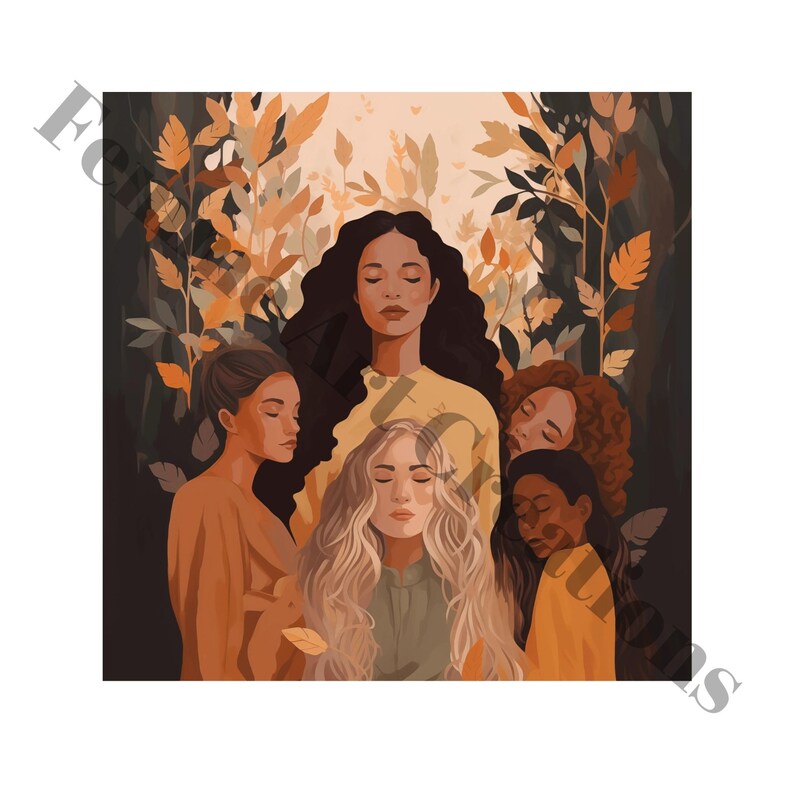 10 Women Empowerment Art Print Feminist Art Wall Decor Women