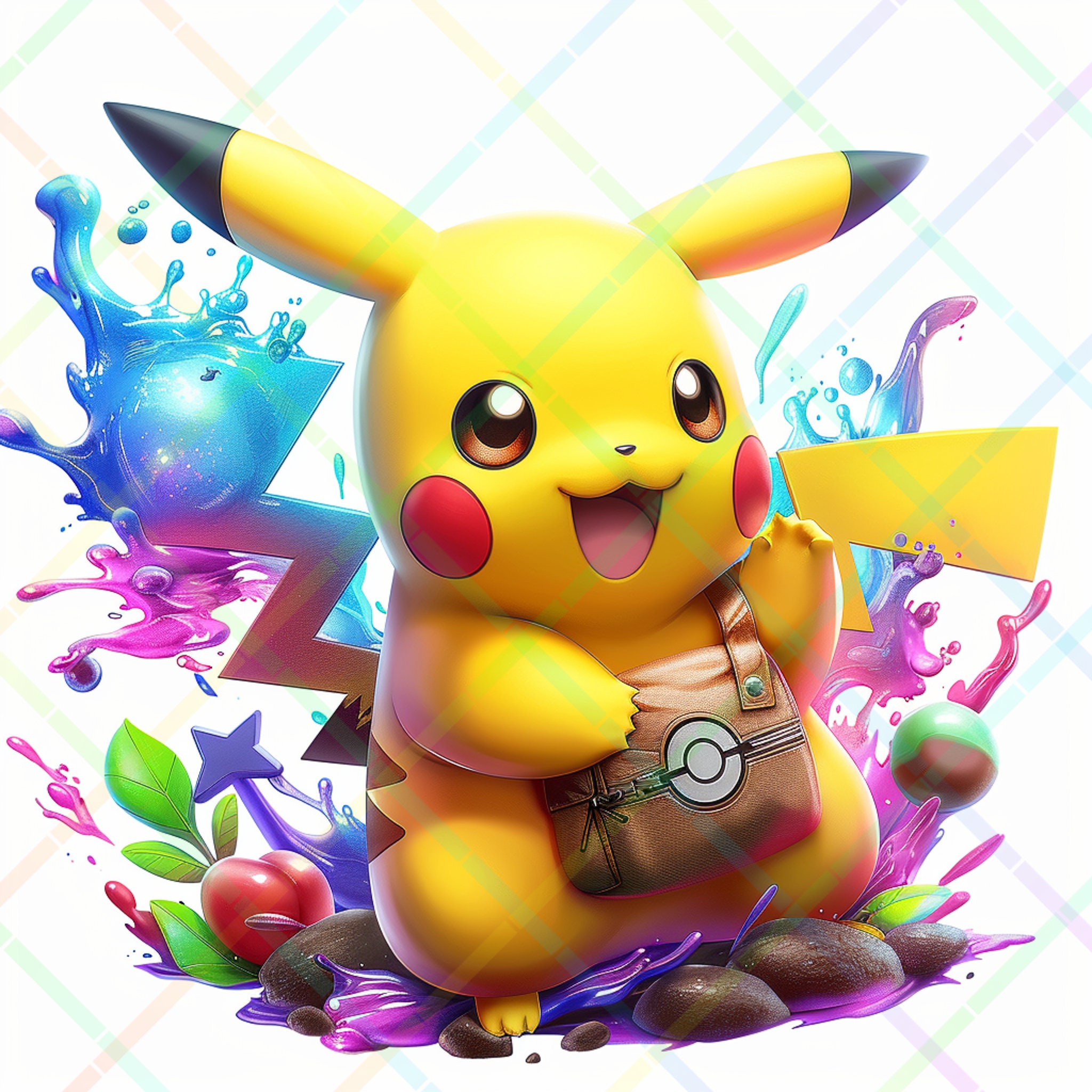 Pikachu Png,pokemon Png,pikachu Shirts Design,pikachu Splash and ...