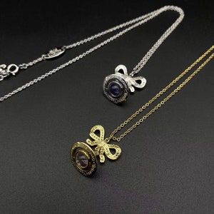 Vivienne Westwood Saturn Ribbon Bow Necklace - Etsy