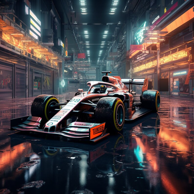 Formula 1 Digital Print - Etsy