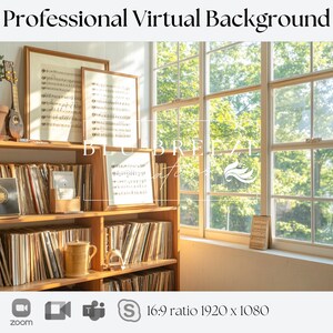 Early Fall Virtual Background Compatible With Zoom, Teams, Facebook ...