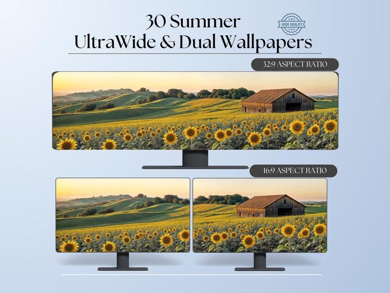 30-pack Summer Wallpaper Bundle for Ultrawide & Dual Monitors | 32x9 ...