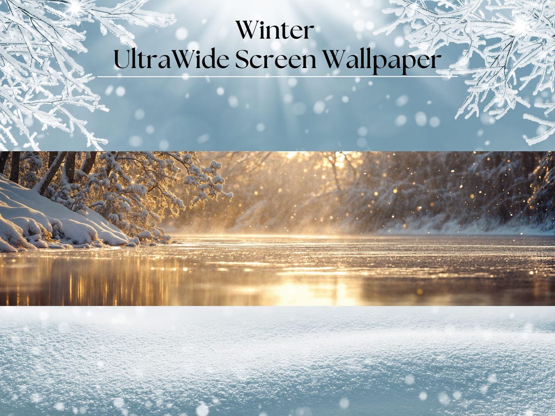 Winter-themed Ultrawide and Dual Monitor Wallpaper High-resolution ...