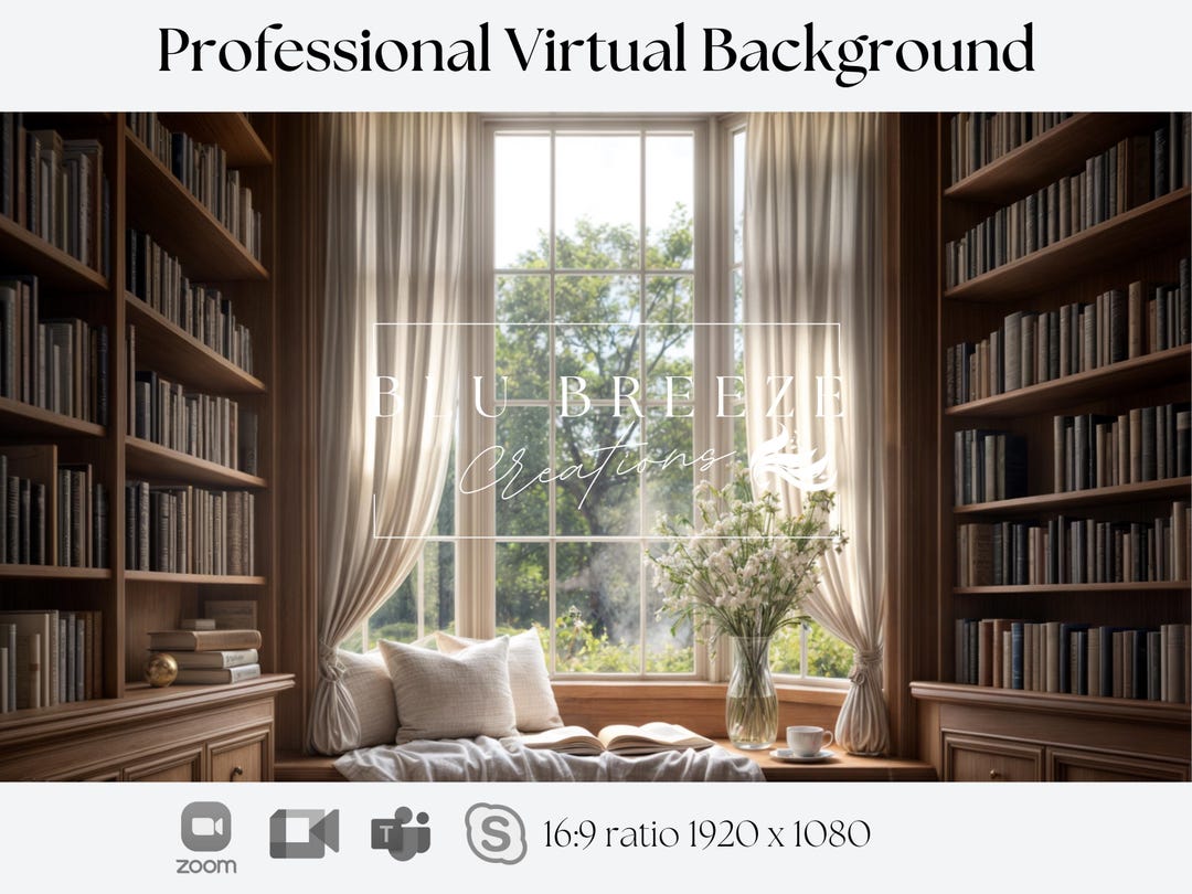 Virtual Background for Zoom Teams Webex Skype Google Meet | Plants and ...