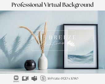 Clean Virtual Background for Calls | Zoom Teams Webex Skype Google Meet ...
