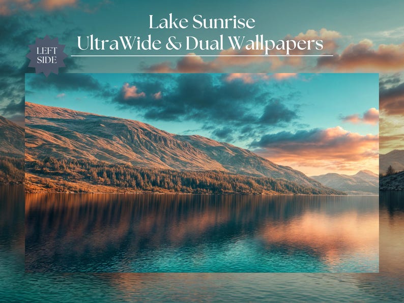 Lake Horizon Ultrawide and Dual Monitor Wallpaper High-resolution ...