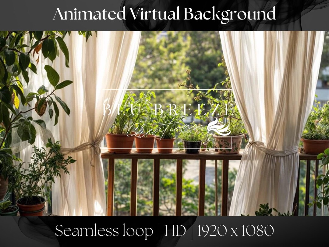 Zoom Animated Virtual Background | Compatible With Zoom, Google Meet ...
