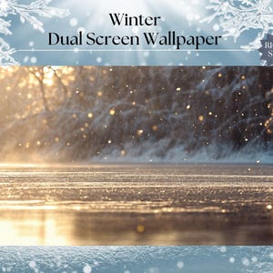 Winter-themed Ultrawide and Dual Monitor Wallpaper High-resolution ...
