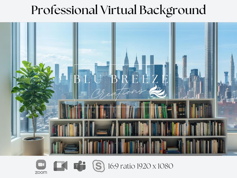 City Background for Zoom, Teams, Skype, and Google Meet | Backdrop for ...
