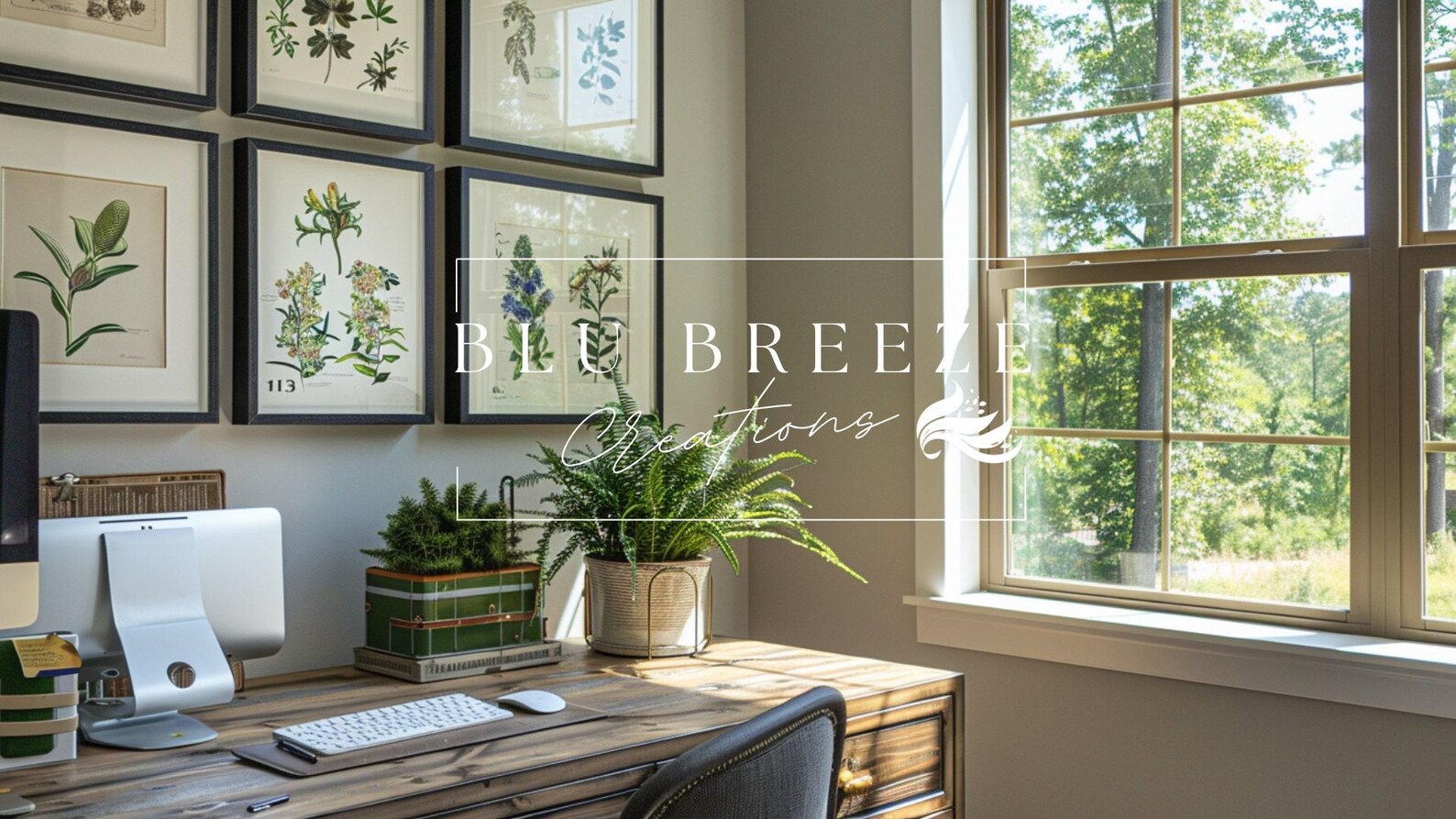 Summer Office Virtual Background | Compatible With Zoom, Teams, Webex ...