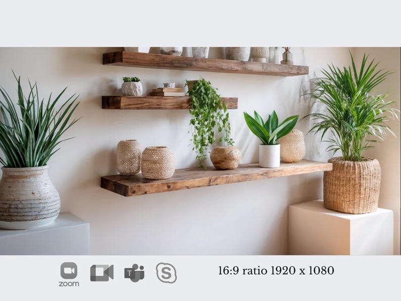 Calm Office Virtual Background Bundle | Clean Office Backgrounds for ...