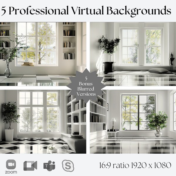 Simple Zoom Backgrounds - Etsy