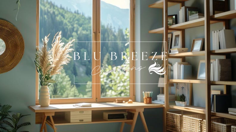 Mountain House Office Background | Compatible With Zoom, Teams, Webex ...