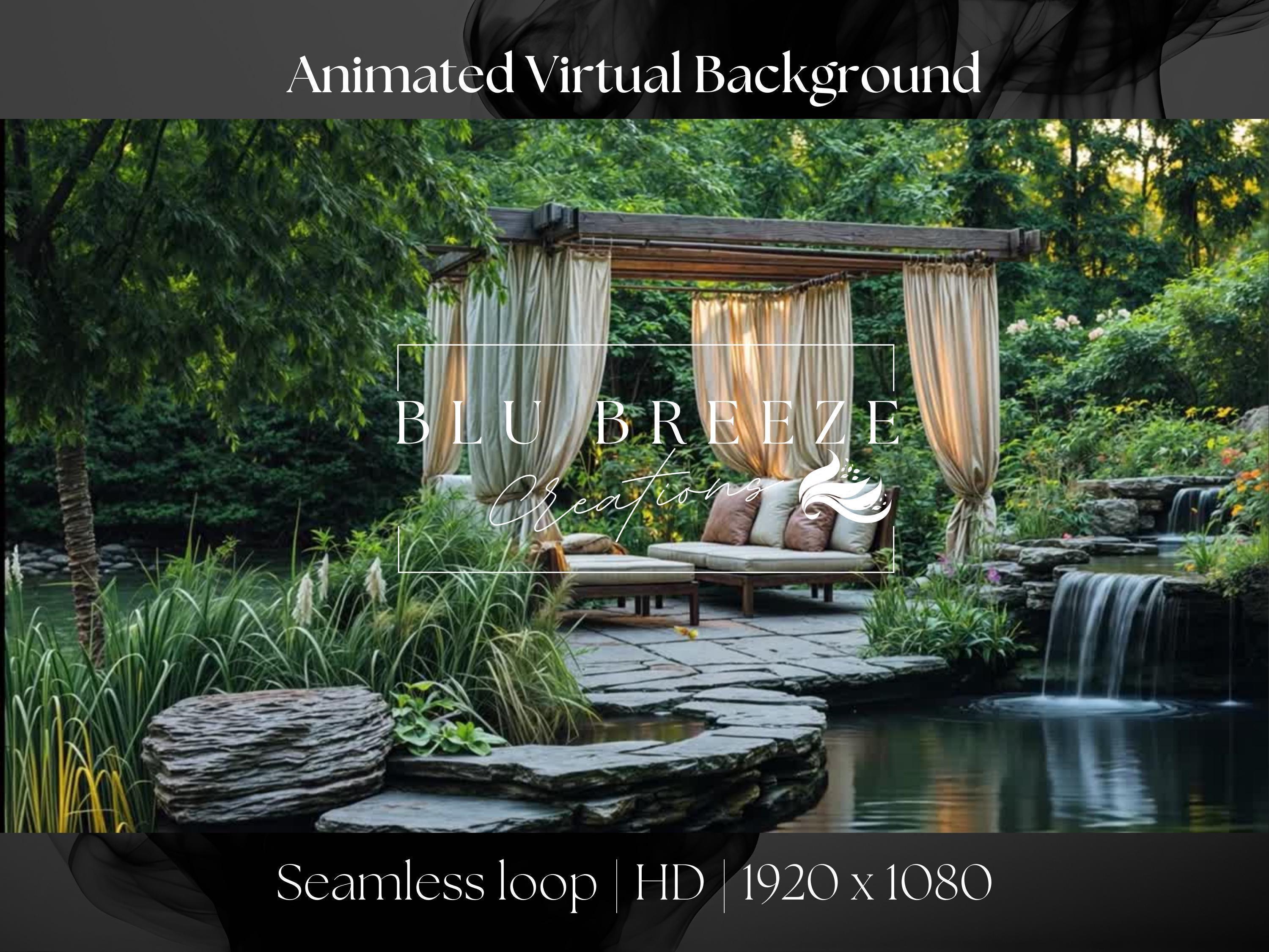 Zoom Animated Virtual Background | Compatible With Zoom, Google Meet ...