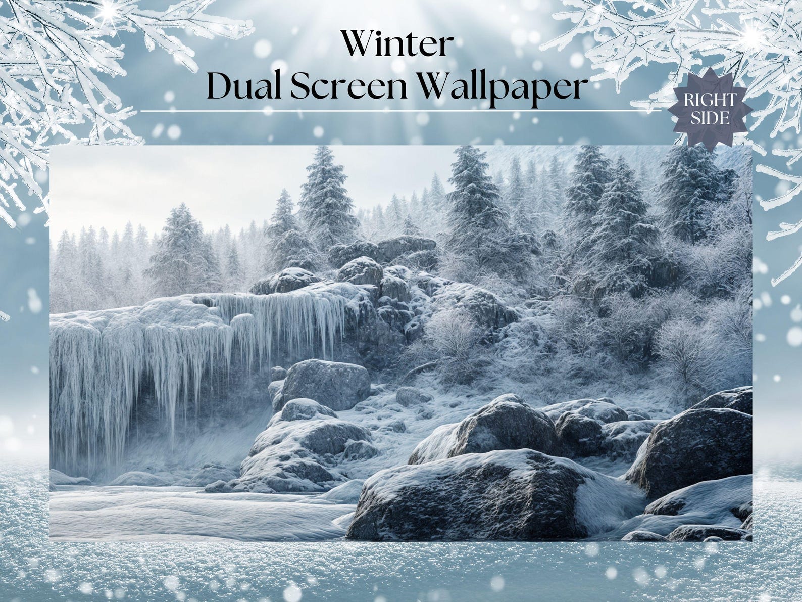 Snowy Desktop Backgrounds for Windows and Mac - Winter-themed Ultrawide ...