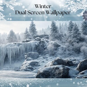 Snowy Desktop Backgrounds for Windows and Mac - Winter-themed Ultrawide ...
