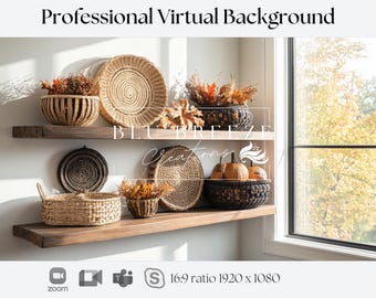 Fall Virtual Background Compatible With Zoom, Teams, Webex, Skype ...