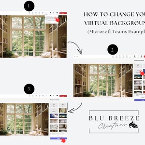 Virtual Background Compatible With Zoom, Teams, Webex, Skype, Google ...