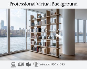 New York City Apartment Over Central Park Zoom Virtual Background for ...