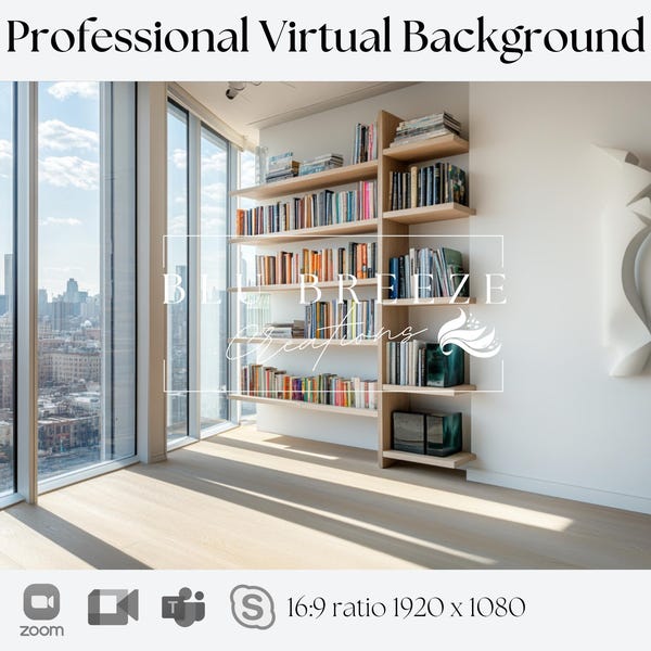 Early Fall Virtual Background Compatible With Zoom, Teams, Facebook ...