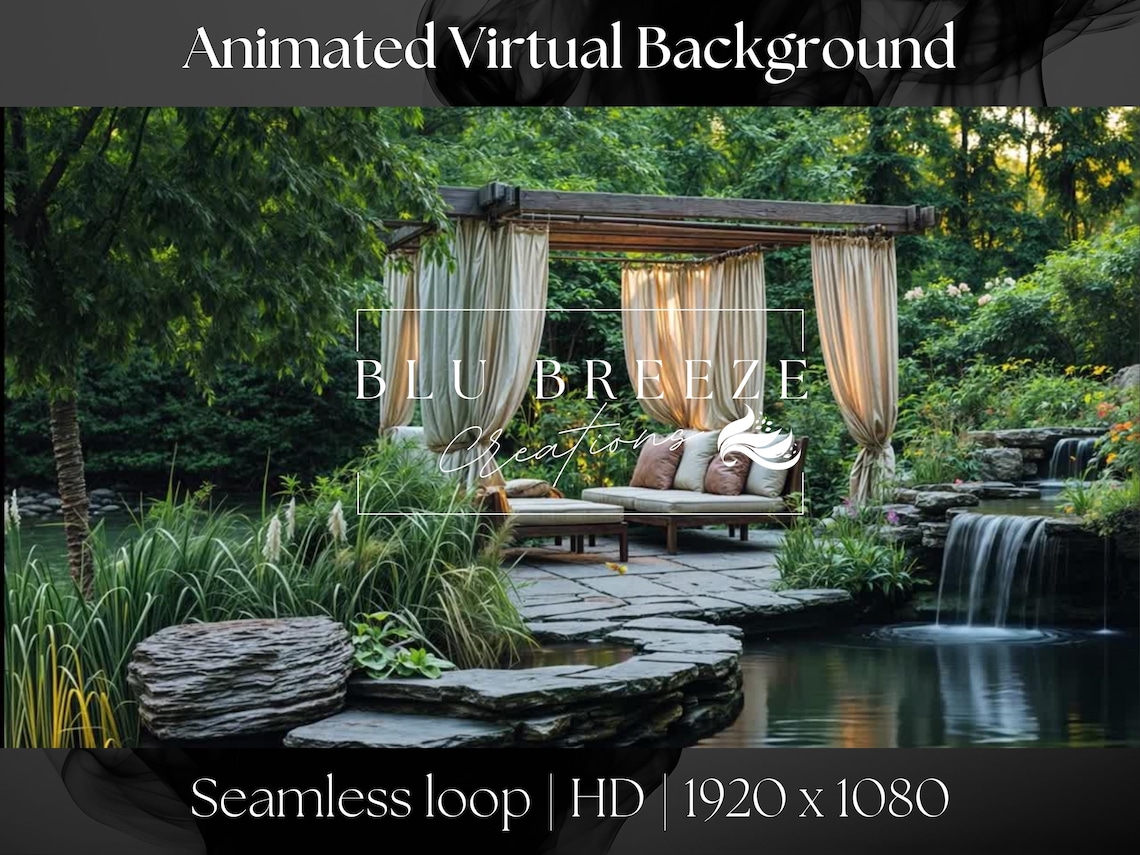 Zoom Animated Virtual Background | Compatible With Zoom, Google Meet ...