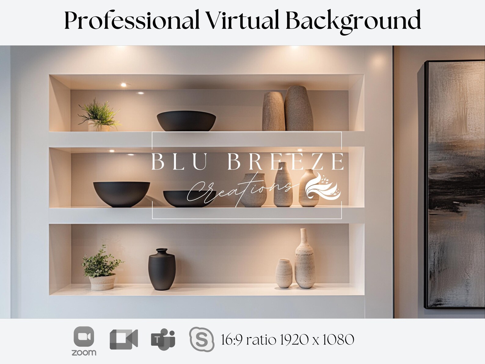 Simple Zoom Background | Virtual Background for Zoom, Google Meet ...