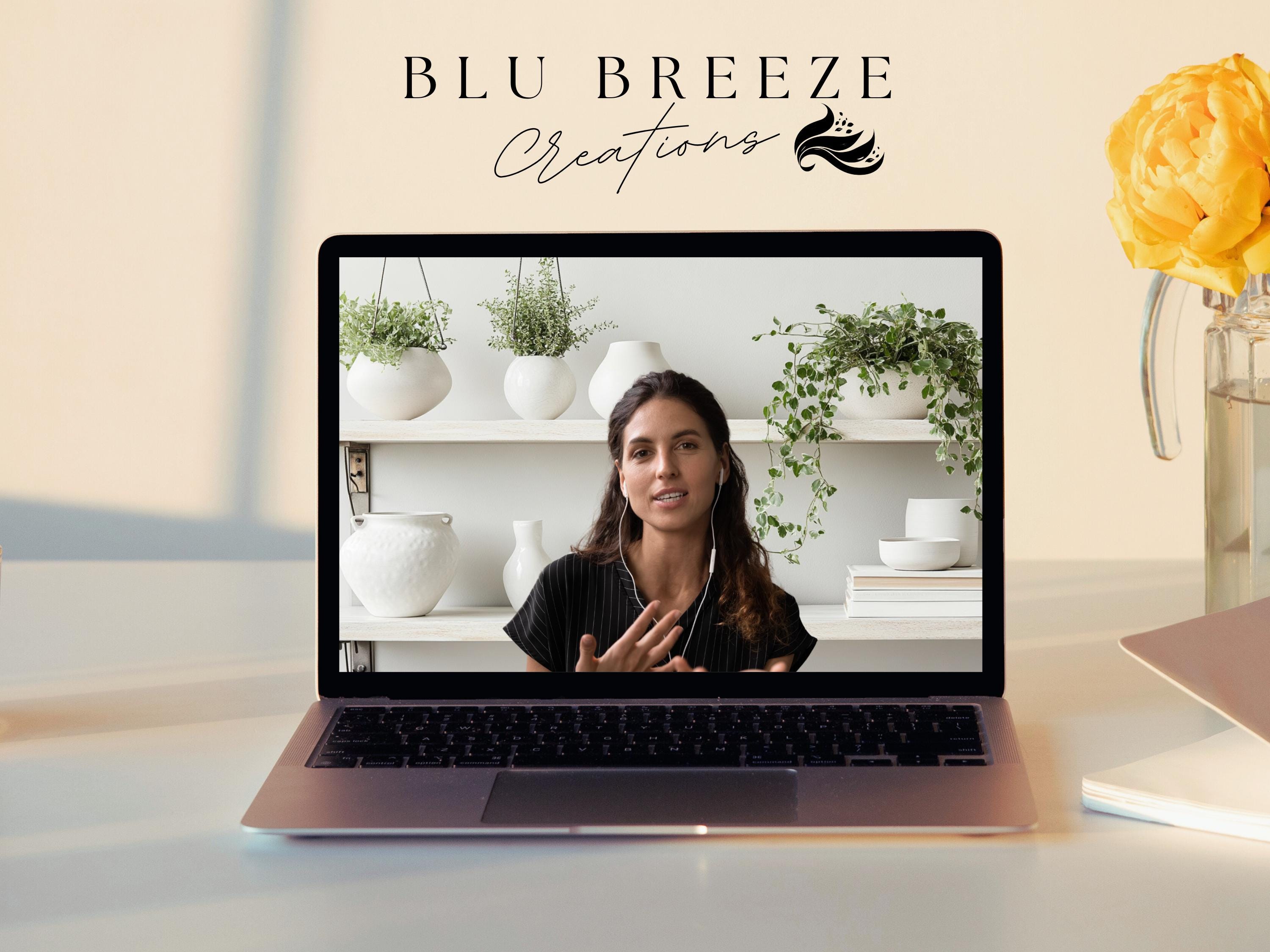 Minimalist Zoom Background With Plants Virtual Background for Video ...