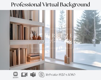 Early Fall Virtual Background Compatible With Zoom, Teams, Webex, Skype ...