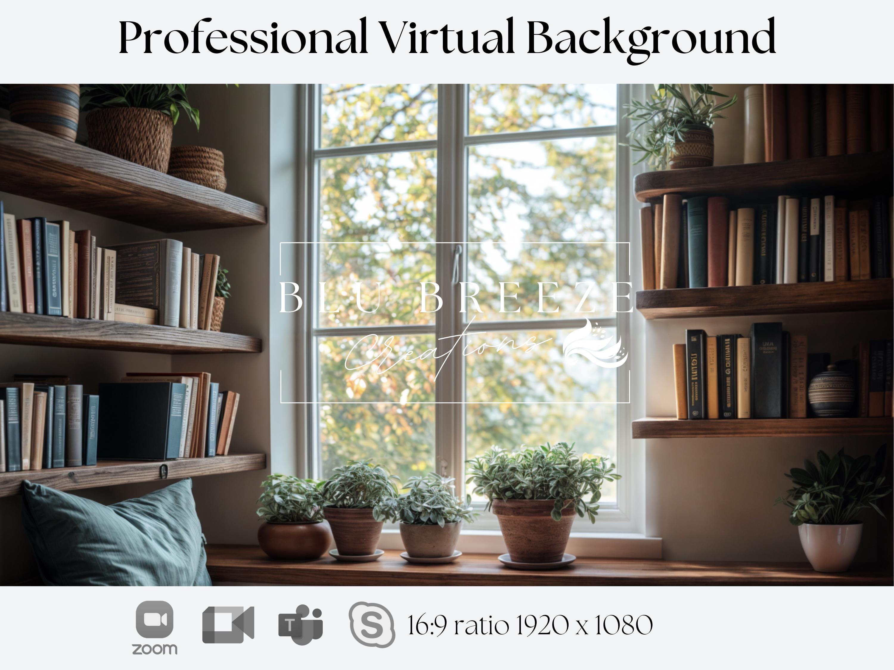Google Meet, Zoom, Teams, and More Virtual Background | Reading Nook ...