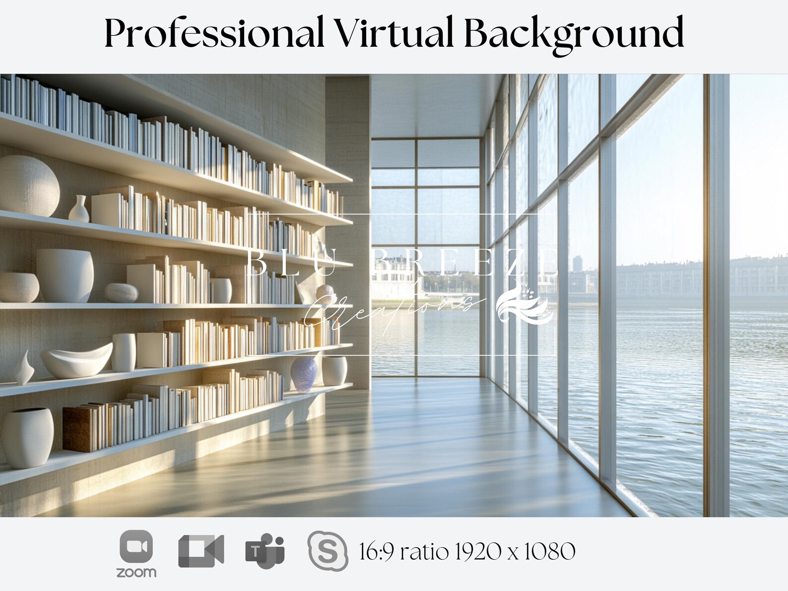Lake House Virtual Background | Compatible With Zoom, Teams, Webex ...
