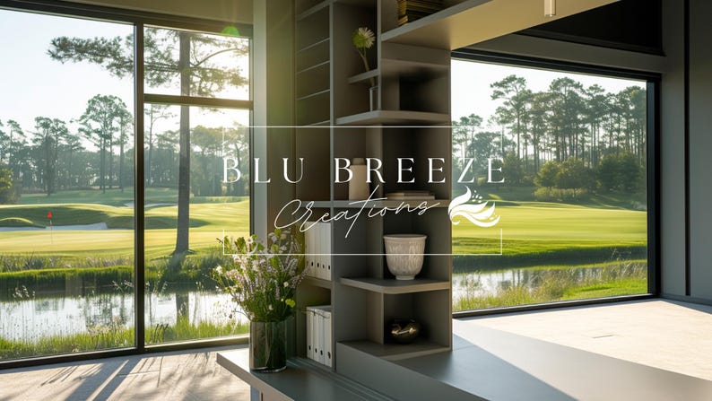 Golf Course Office Background Compatible With Zoom, Teams, Facebook ...