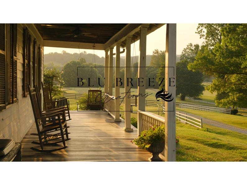 Summer Porch Virtual Background - Zoom Teams Facebook Webex Skype ...