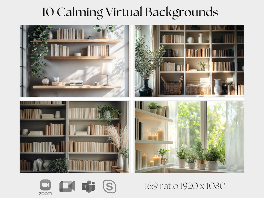 10 Calming Zoom Backgrounds for Virtual Meetings Peaceful Home Decor ...