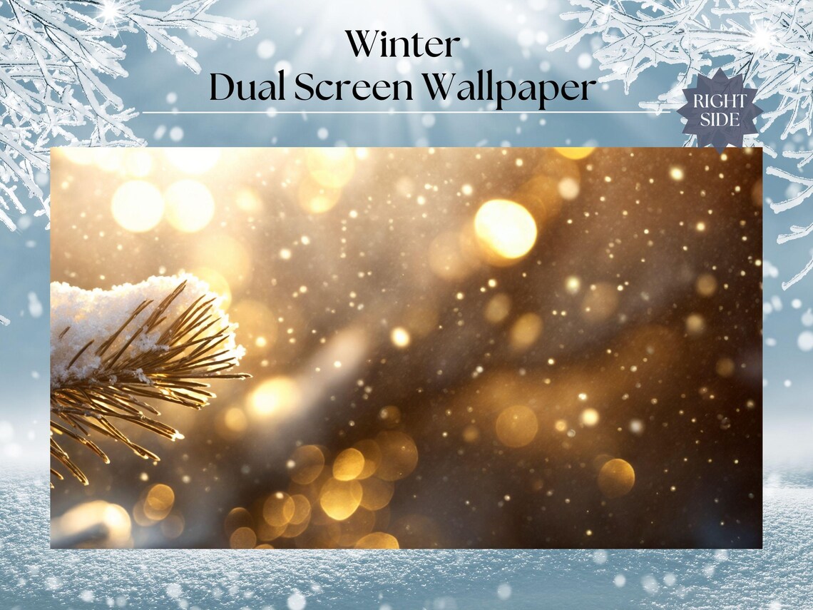 Snowy Tree Winter Wallpaper - 32x9 and 16x9 High-resolution Desktop ...