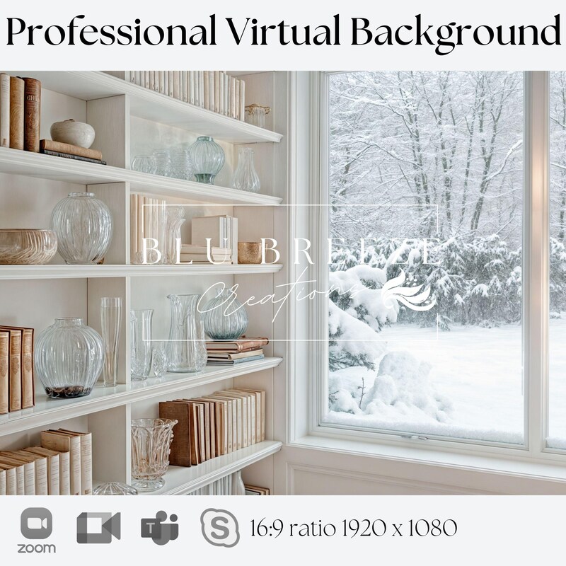 Teams Background Winter - Etsy