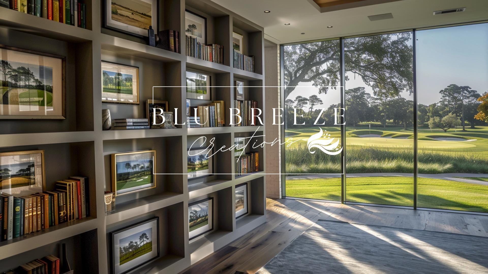 Golf Course Office Background | Compatible With Zoom, Teams, Webex ...