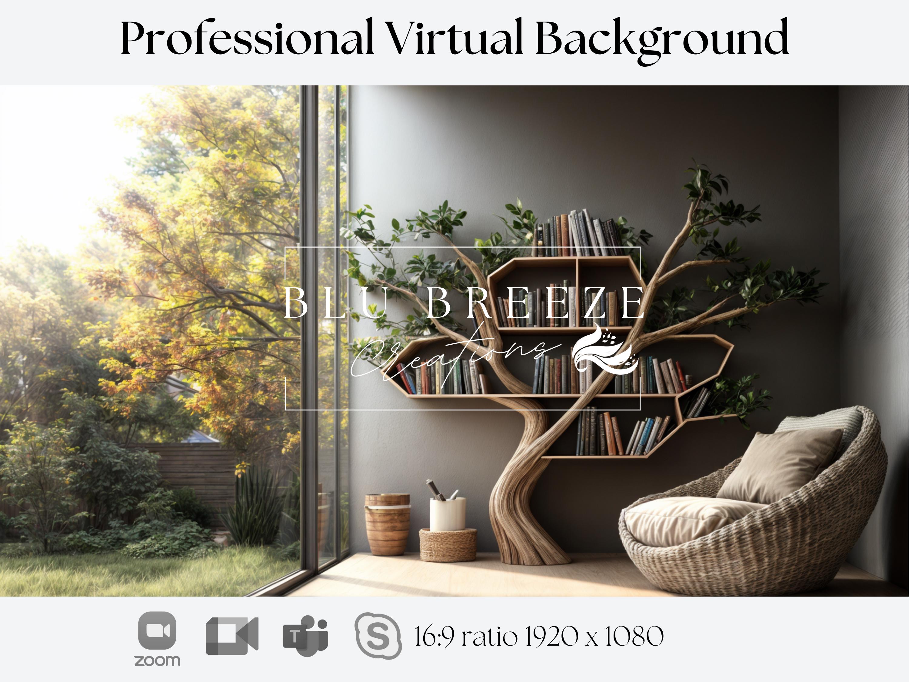 Peaceful Zoom Background Plants Room | Teams Webex Skype Google Meet ...