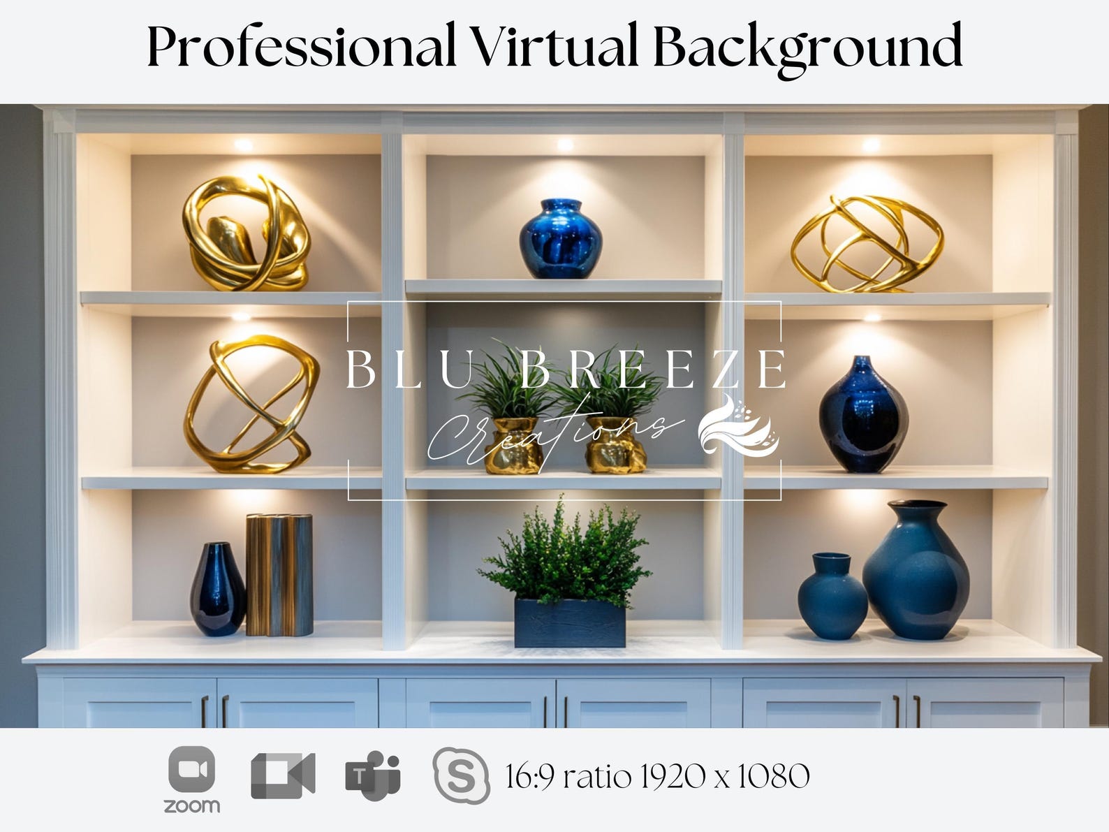 Clean Cozy Zoom Background - Virtual Background for Video Calls Zoom ...