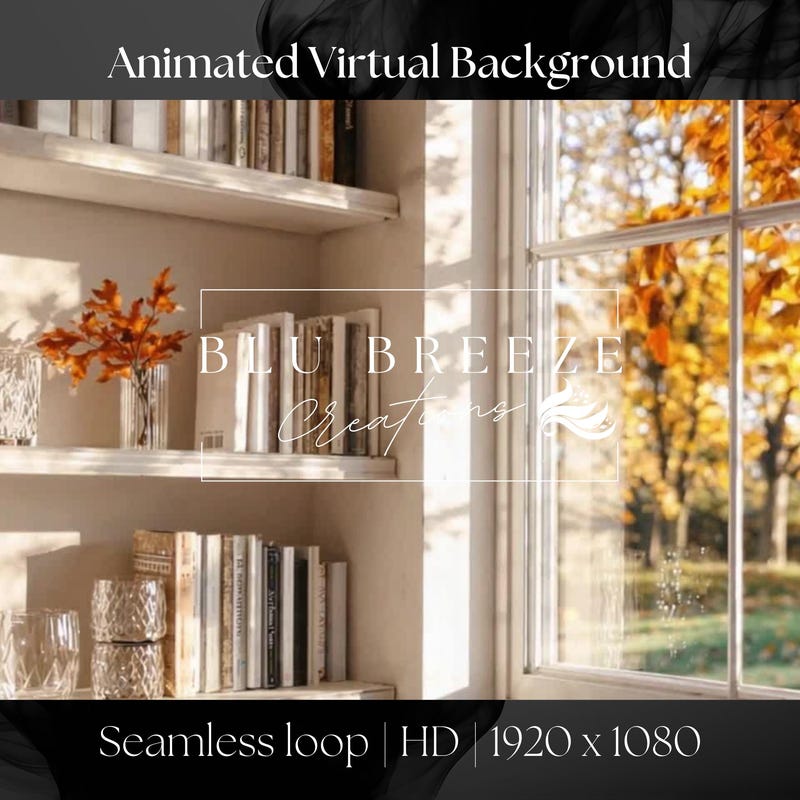 Cozy Fall Background for Teams - Etsy