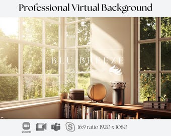 Music Themed Virtual Background Compatible With Zoom, Teams, Webex ...