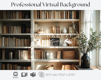 Virtual Background for Zoom Teams Webex Skype Google Meet | Plants and ...